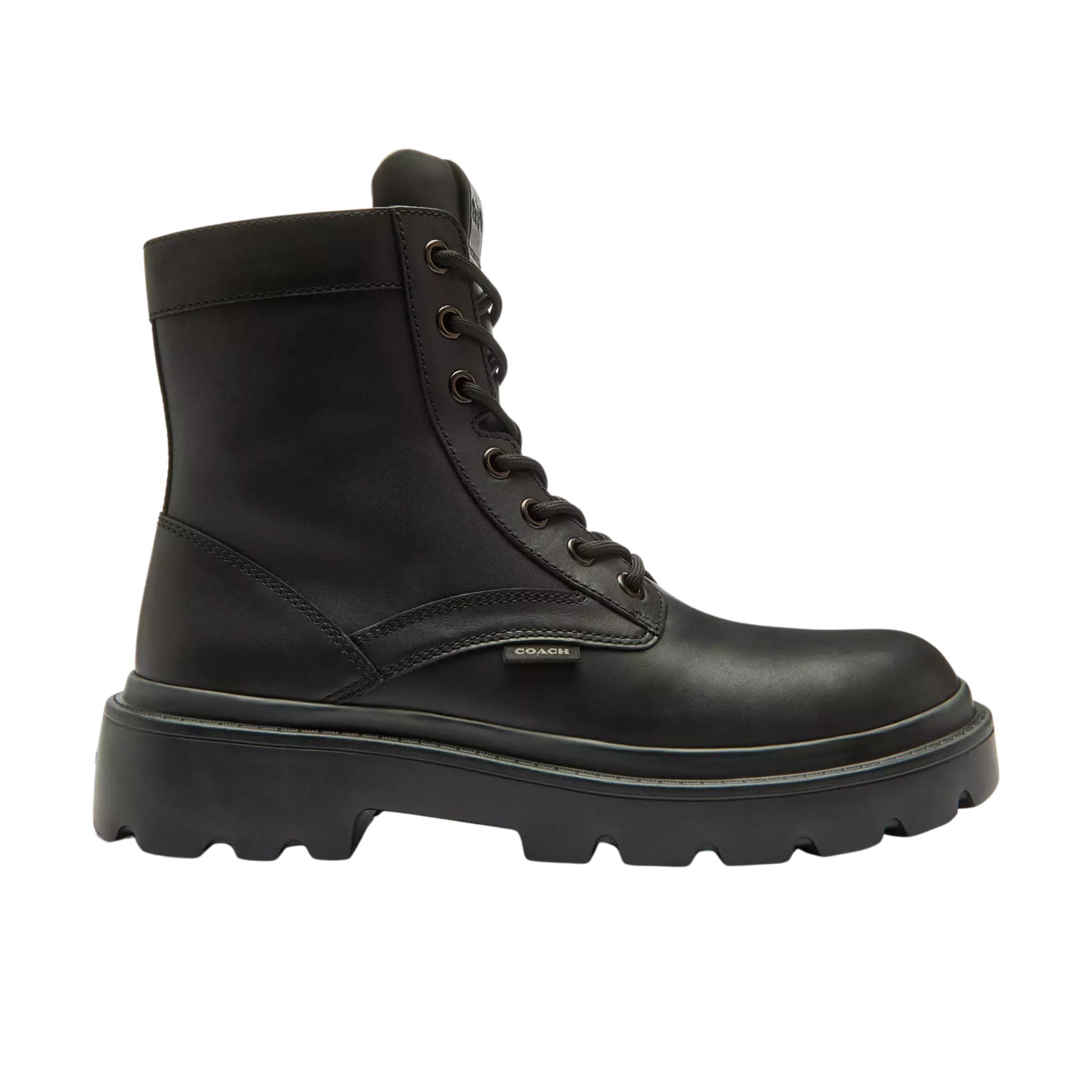 Coach Men's Combat Boot - Black